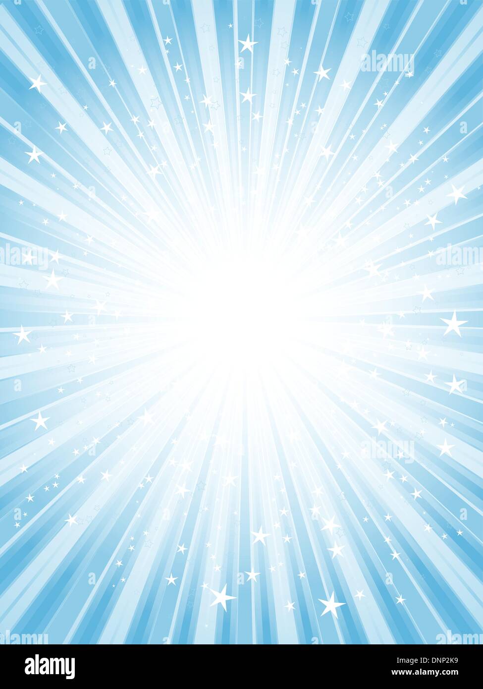 Starburst Background In Shades Of Blue Stock Vector Image And Art Alamy