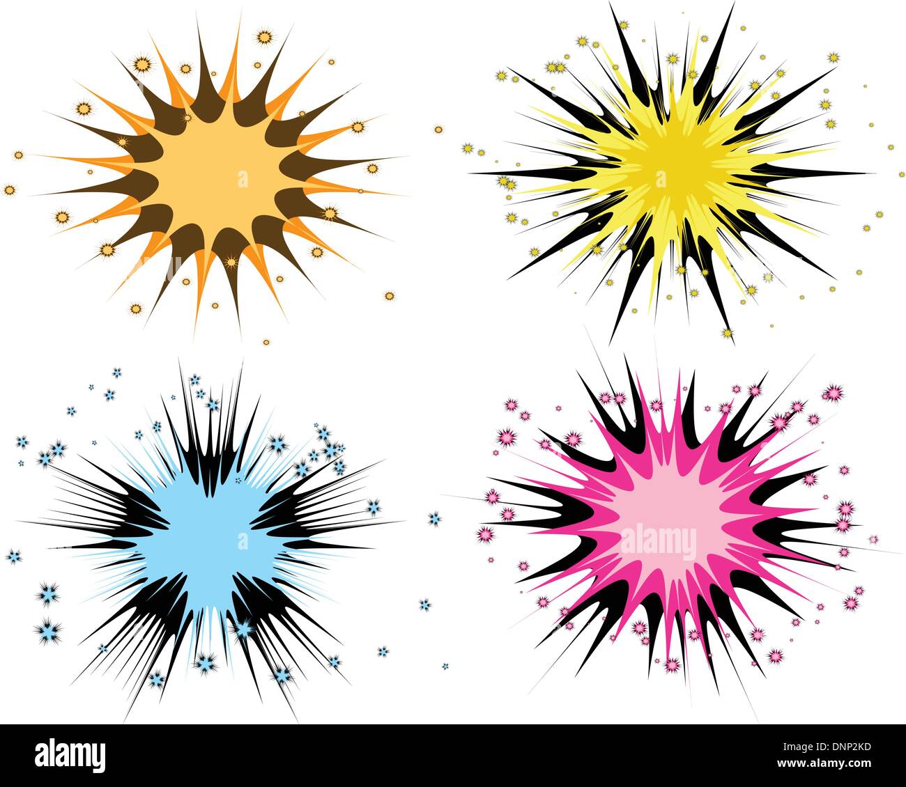 Various different starbursts Stock Vector Image & Art - Alamy