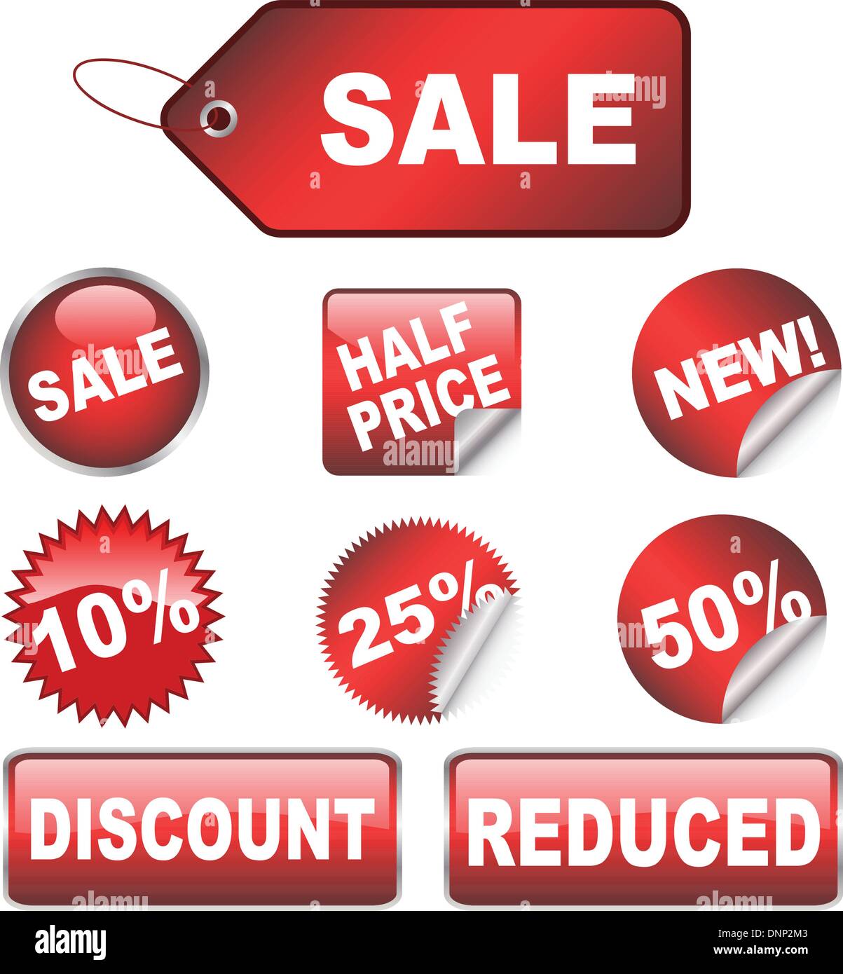 Various labels illustration Stock Vector Images - Alamy