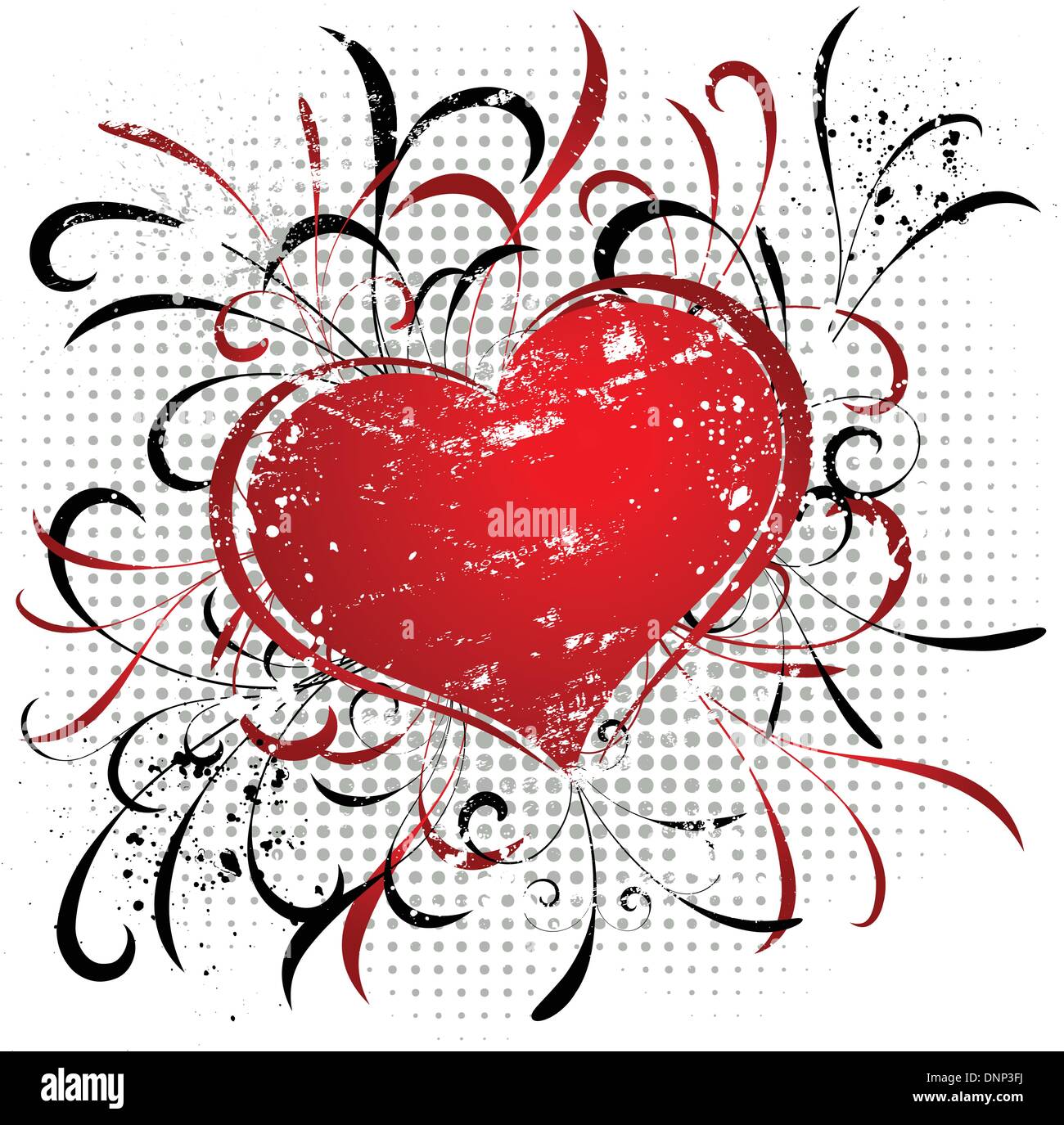 Grunge Valentines day background Stock Vector Image & Art - Alamy