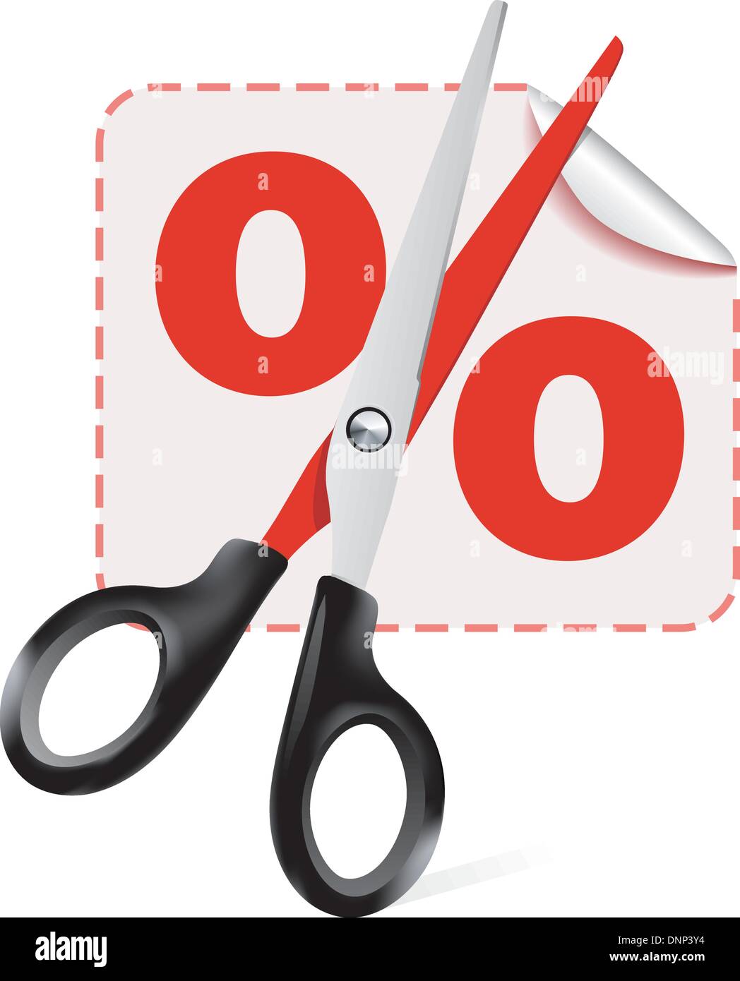 Abstract image of scissors Stock Vector Images - Alamy