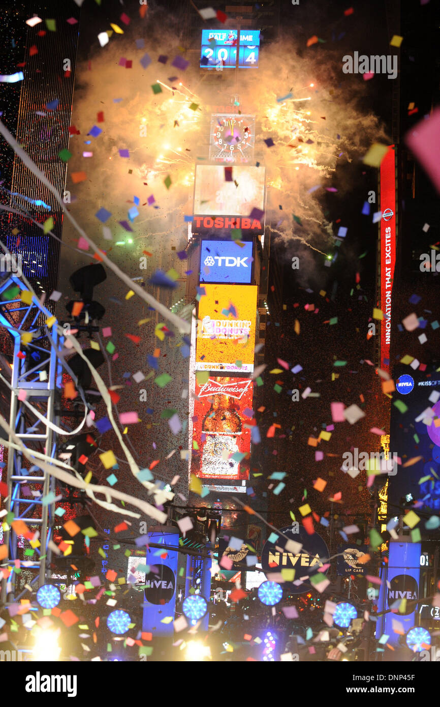 New Year's Eve 2014 Celebration in Times Square on December 31, 2013 in ...