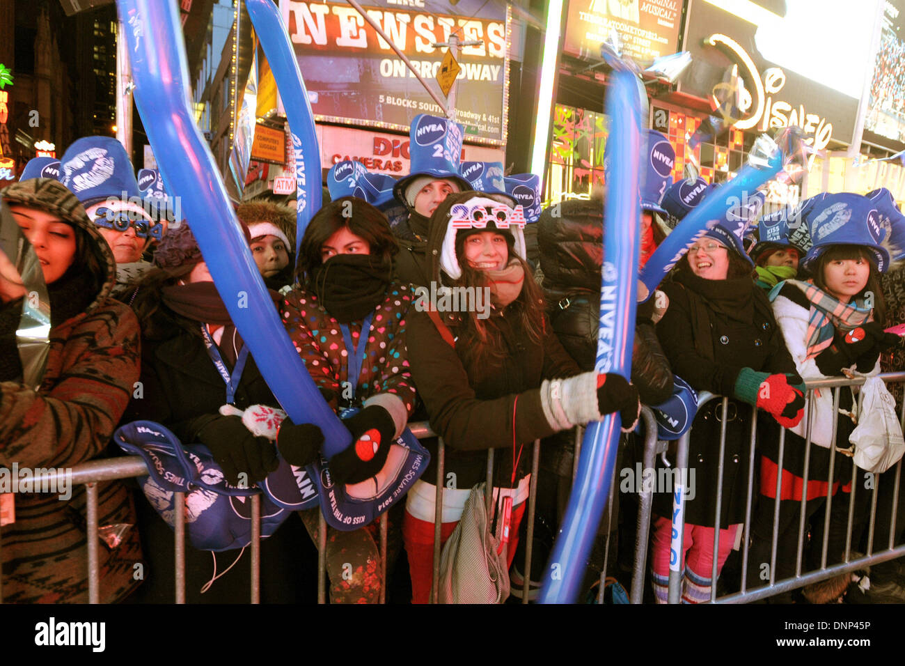 New Year's Eve 2014 Celebration in Times Square on December 31, 2013 in ...