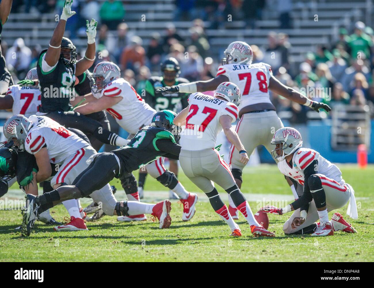 Dallas, Texas, USA. January 1st, 2014: .North Texas Mean Green ...