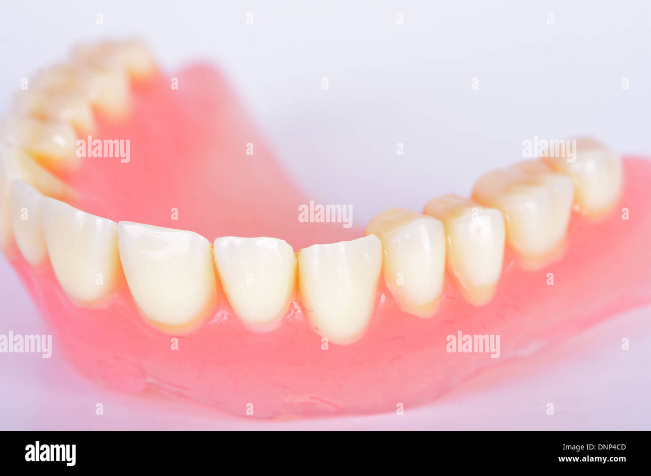 Photo of false teeth Stock Photo - Alamy