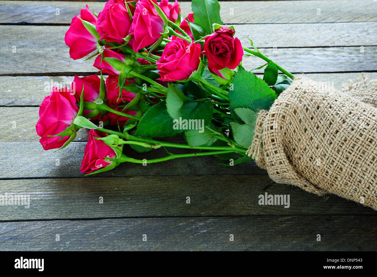 bouquet of pink mini roses, flowers Stock Photo - Alamy