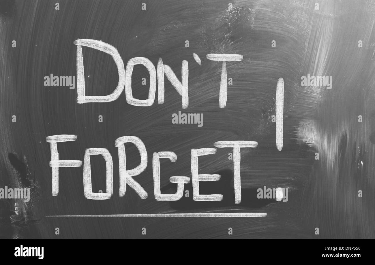 Don't forget post it Black and White Stock Photos & Images - Alamy