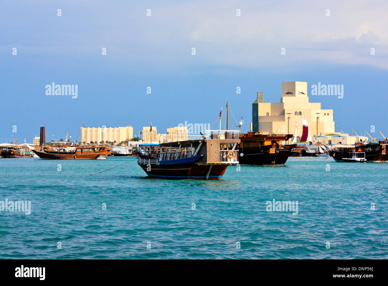 The museum of islamic art and dhows doha hi-res stock photography and ...