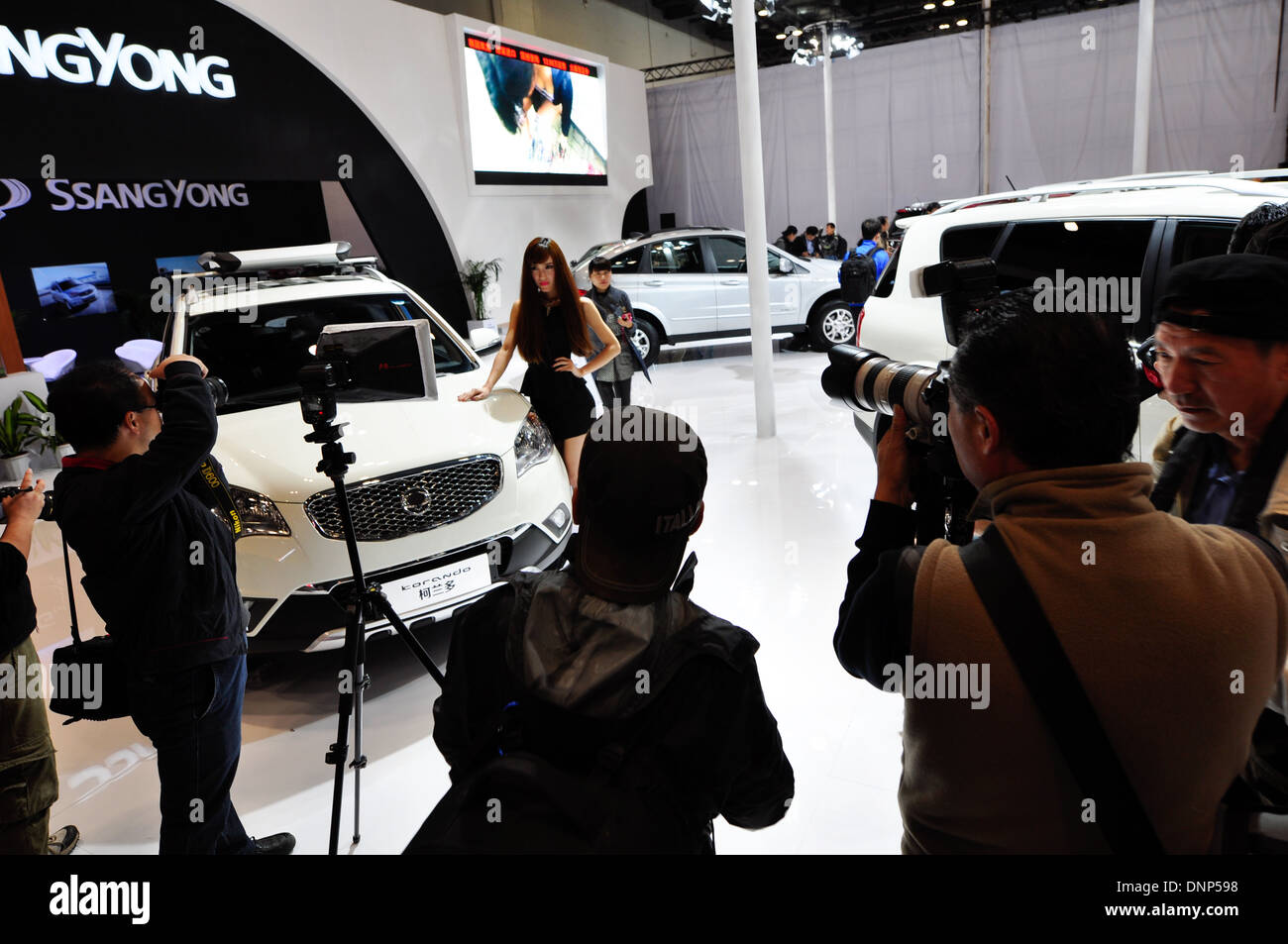 China car show model hi-res stock photography and images - Alamy