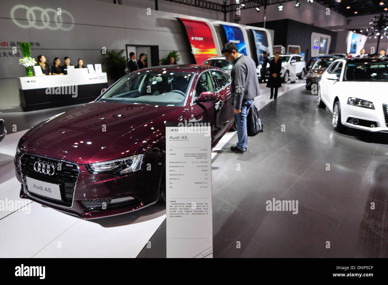 Beijing, China - Oct 30, 2013, China Beijing Imported Auto Expo, Audi ...