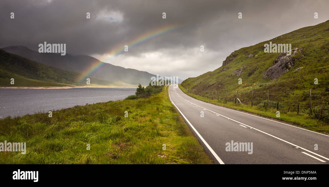 Scottish highlands rainbow hi-res stock photography and images - Alamy