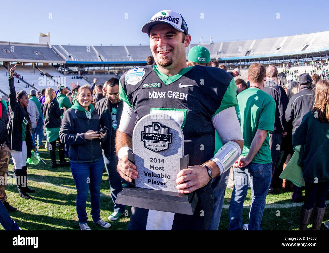 Dallas, Texas, USAJanuary 1st, 2014: .North Texas Mean Green ...