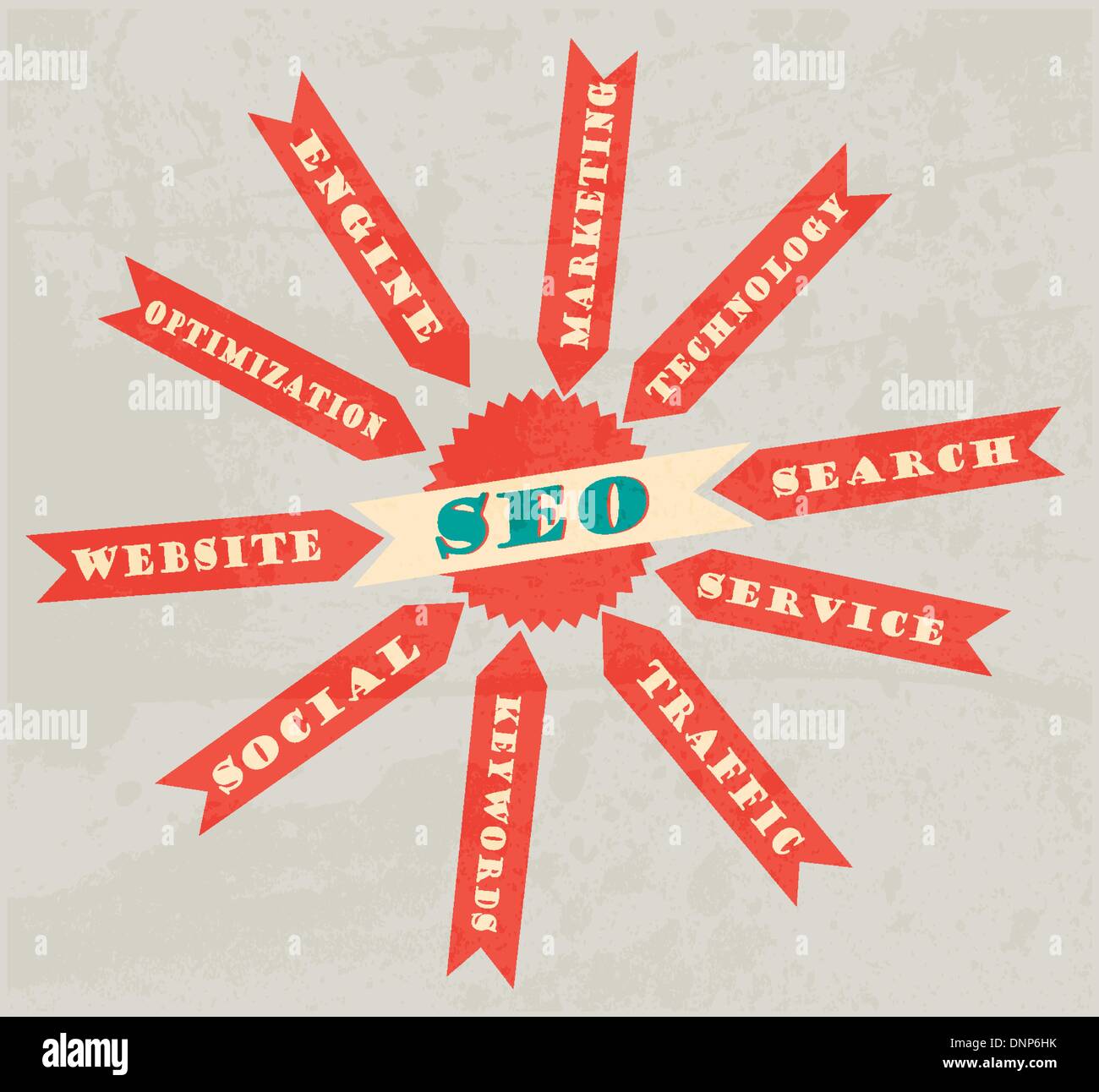 SEO. Word Grunge retro collage on background Stock Vector Image & Art ...