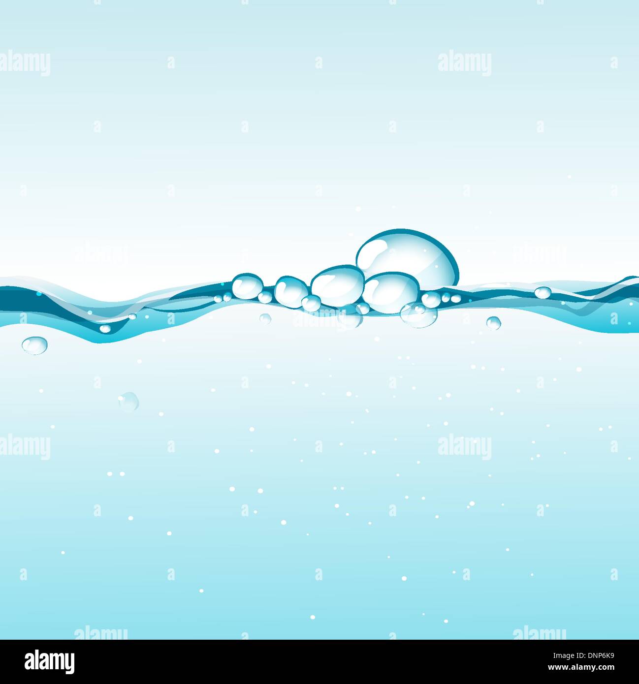 Dynamic water painting Stock Vector Images - Alamy