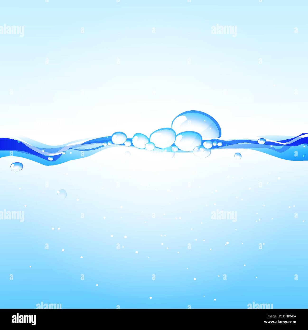 Water background. Illustration of a fresh and clean water Stock Vector ...