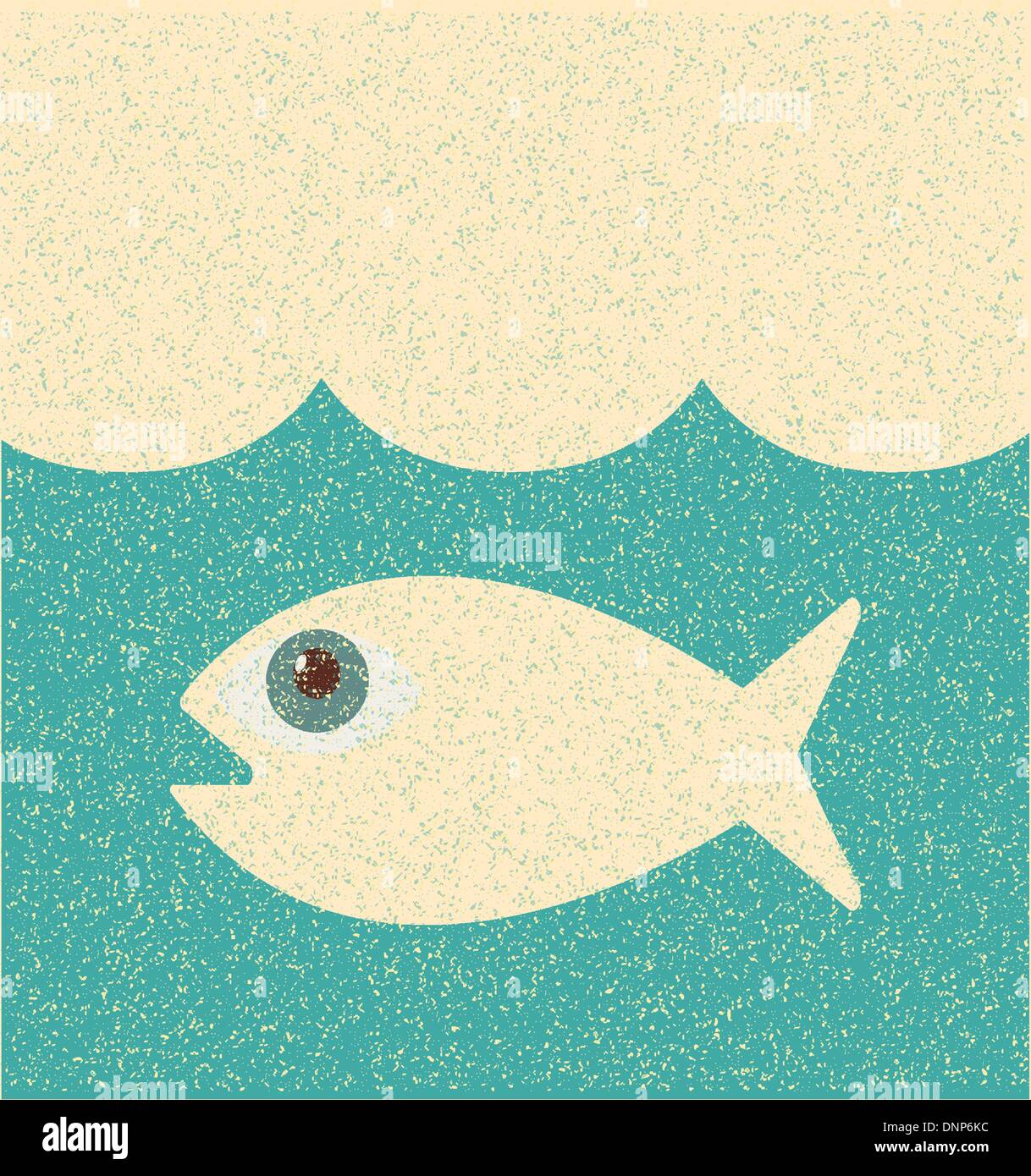 Fish. Retro poster Stock Vector Image & Art - Alamy