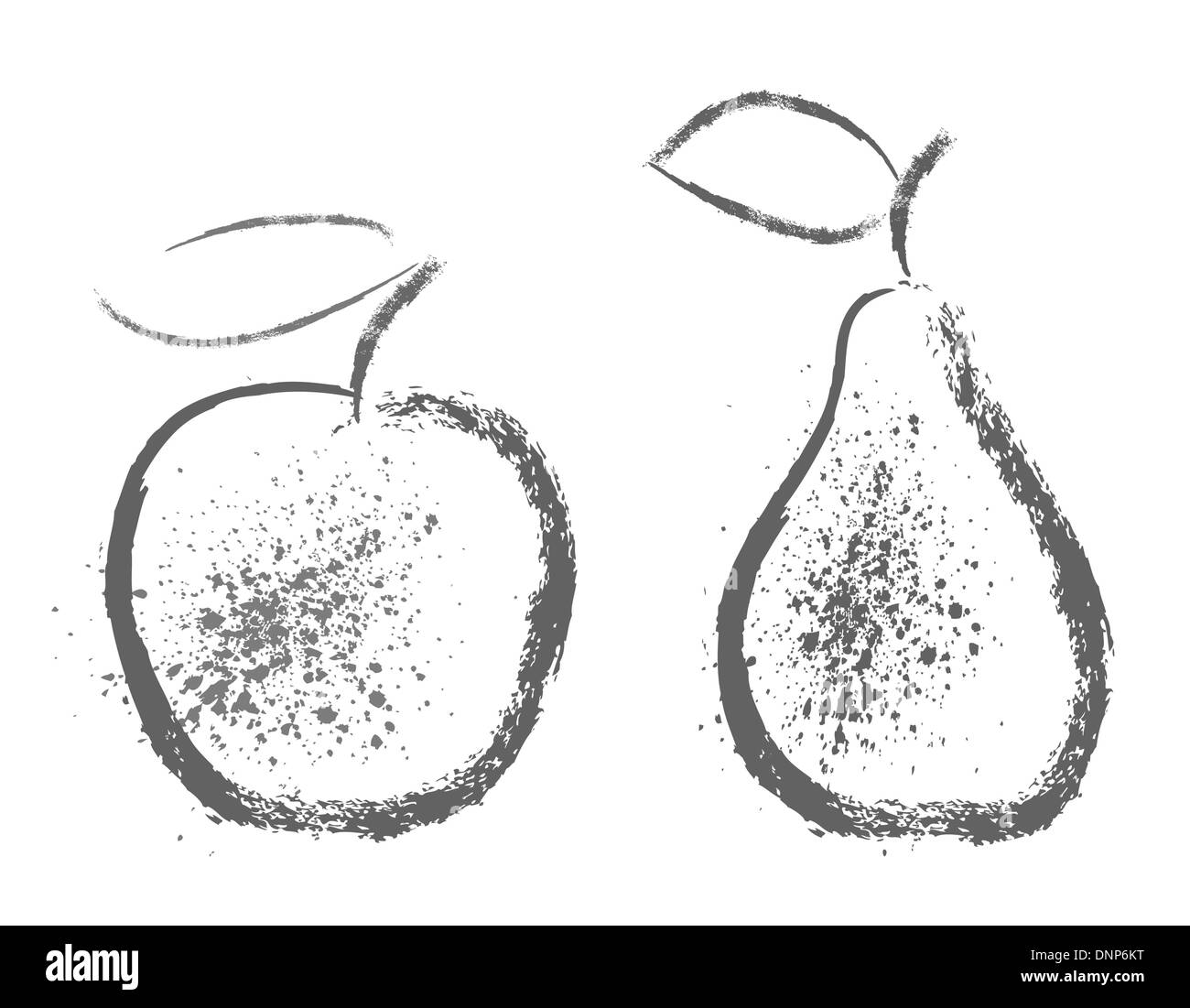 Half pears Black and White Stock Photos & Images - Alamy