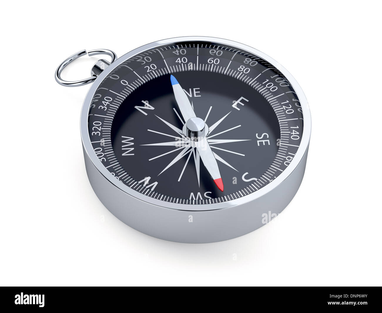 3d render of compass isolated on white background Stock Photo - Alamy