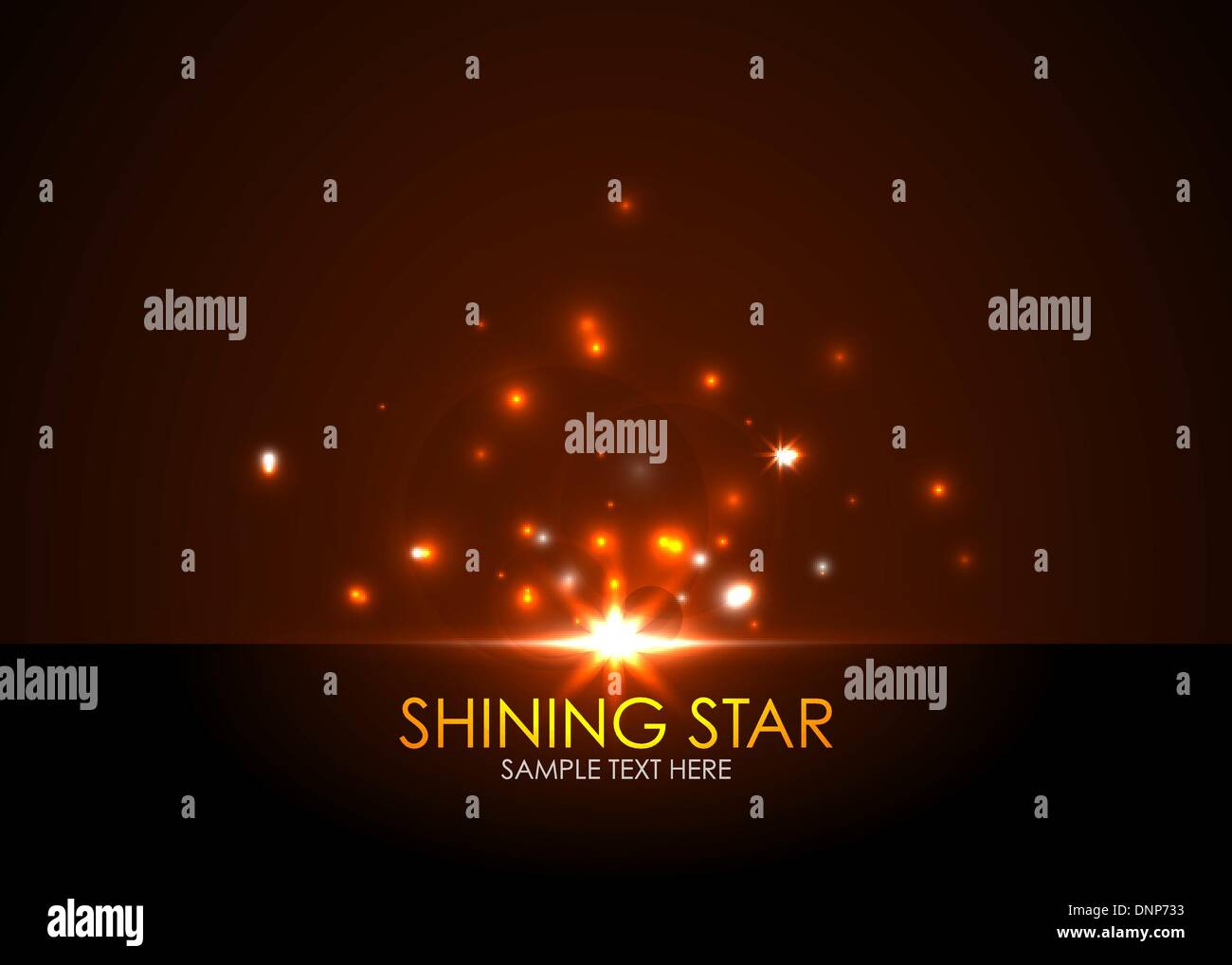 Abstract vector background with bright shining star Stock Vector Image ...