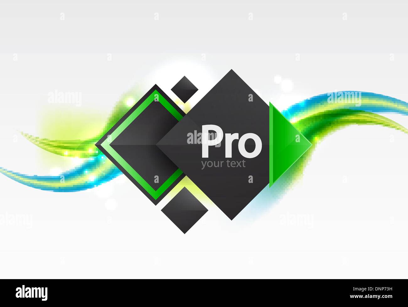 Vector abstract lines design with light effects Stock Vector Image ...