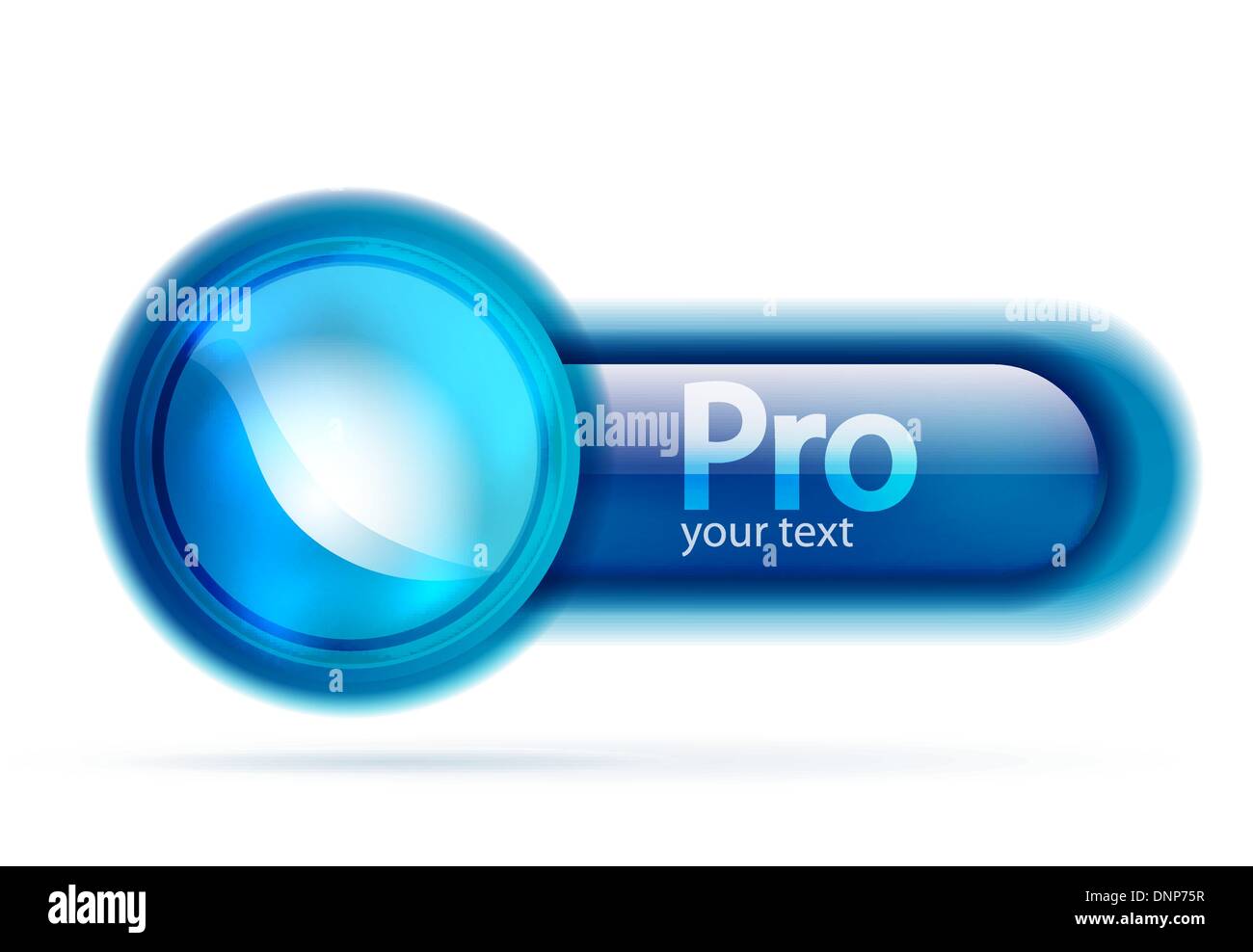 Abstract liquid glass technology button Stock Vector Image & Art - Alamy