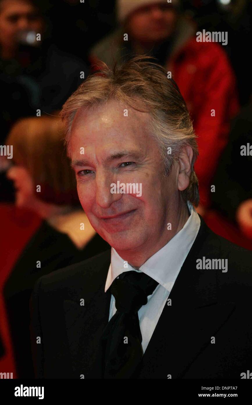 Alan Rickman at the opening film "Snow Cake" during the Berlinale 2006 ...