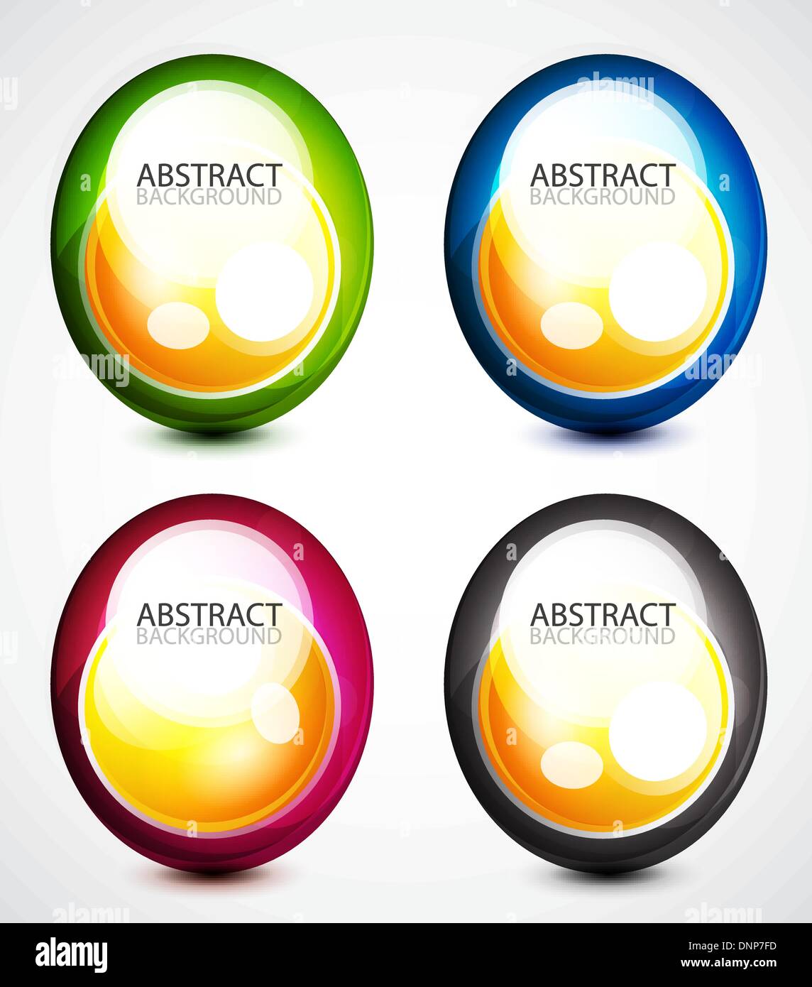 Abstract colorful vector shapes with sample text Stock Vector Image ...