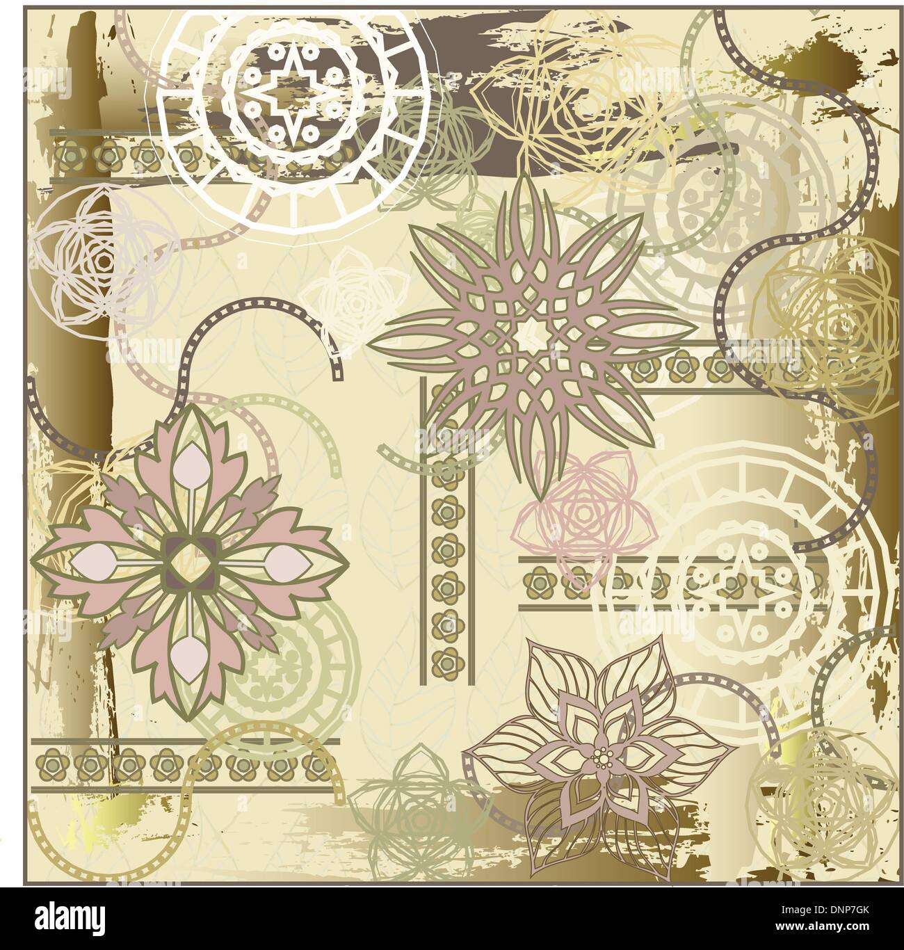 art vintage pattern background Stock Vector Image & Art - Alamy
