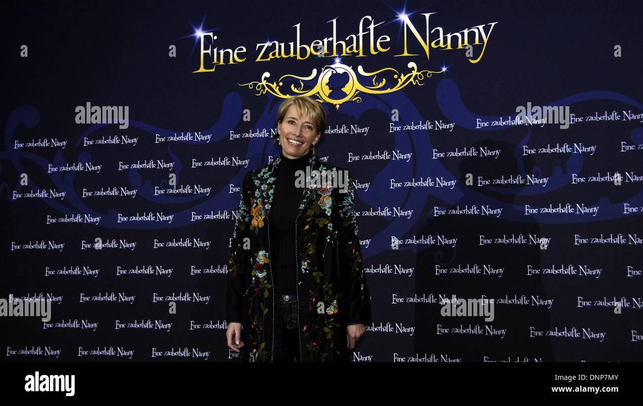 Emma Thompson at the photocall of the film "Nanny McPhee" in Berlin ...