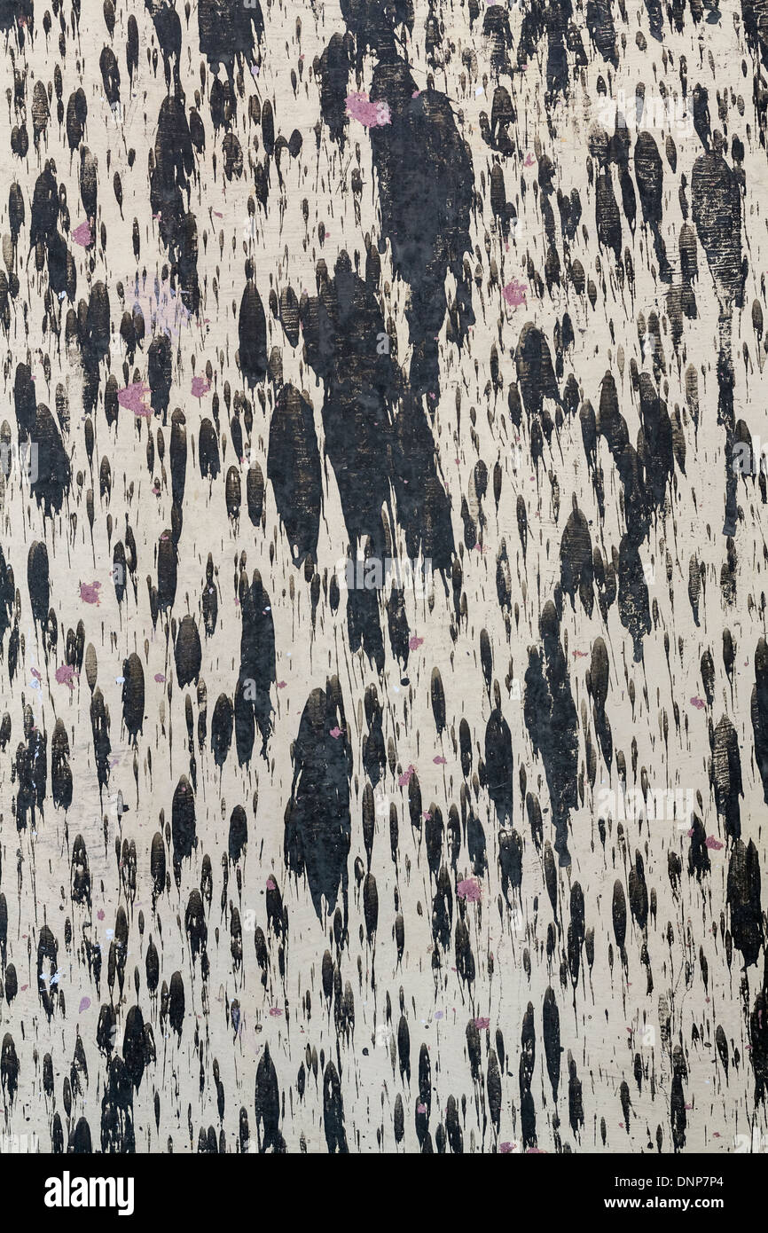 India, Rajasthan, Jaipur, paint, drip, plaster wall Stock Photo - Alamy