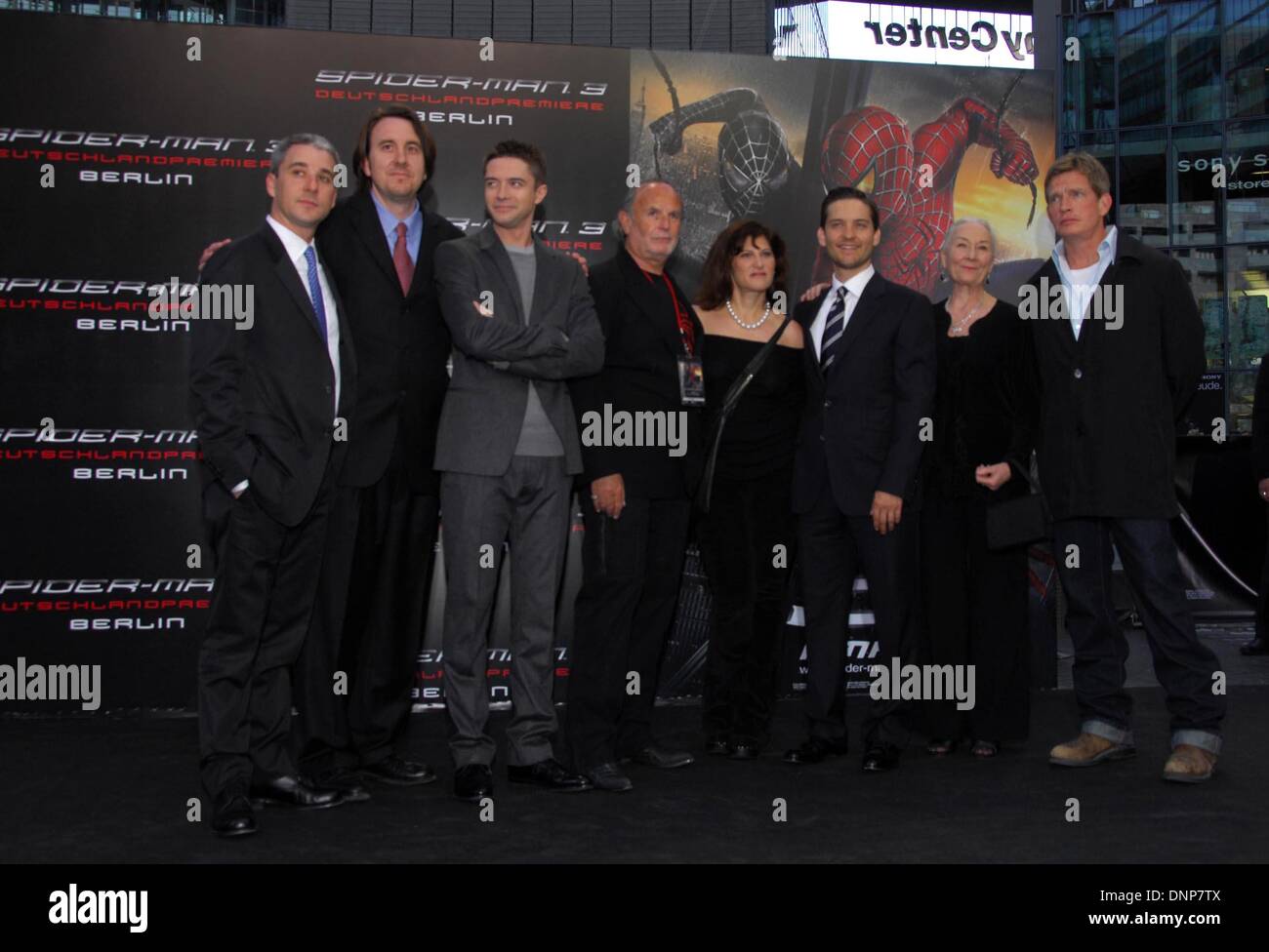 Sony executive Matt Tomach, producer Grant Curtis, producer Avi Arad ...