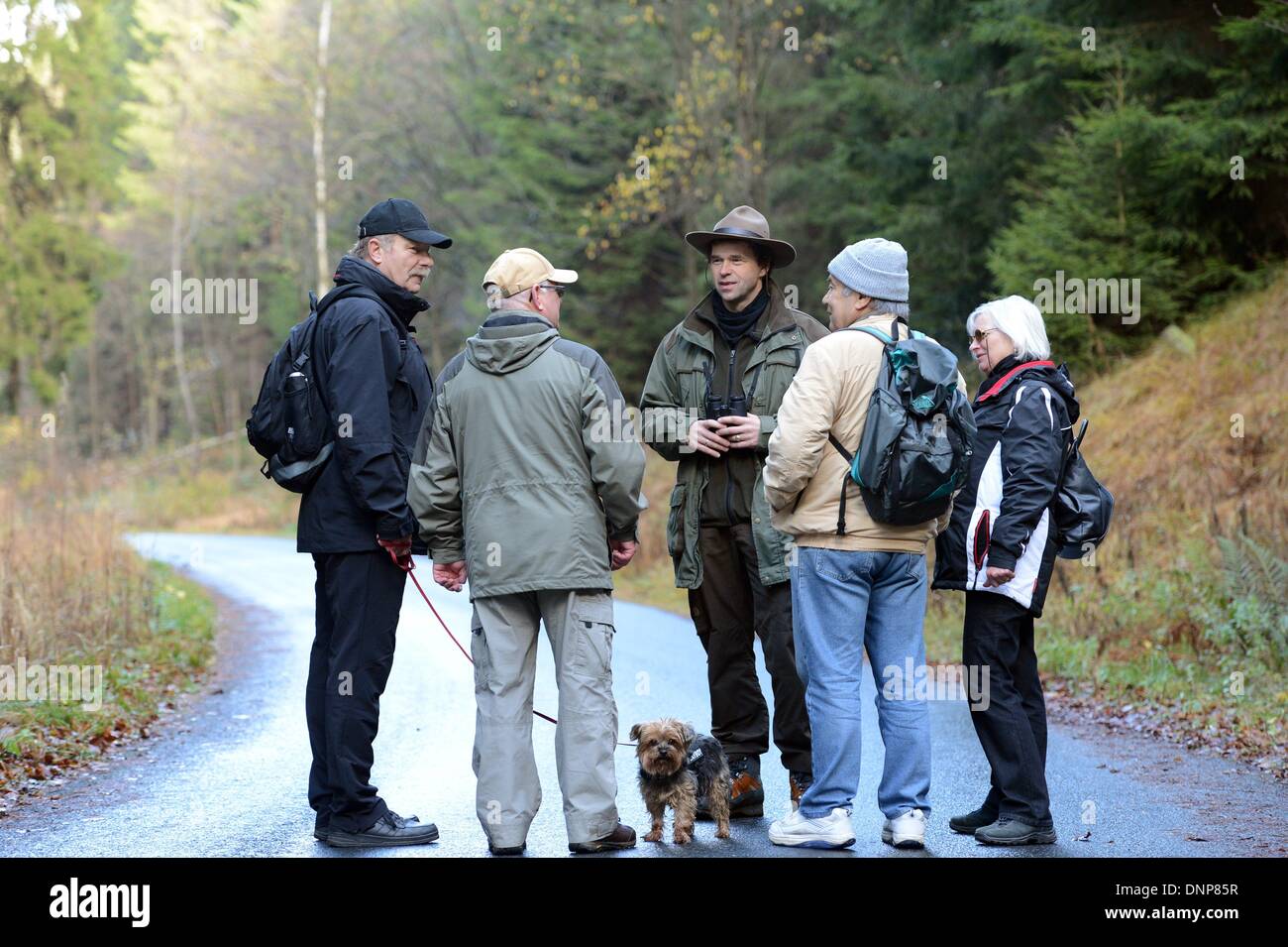 National park ranger Wolfgang Friedersdorf at his work in the national ...