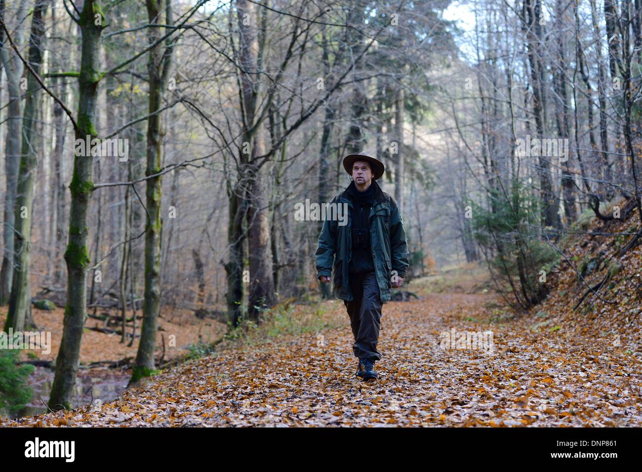 National park ranger Wolfgang Friedersdorf at his work in the national ...