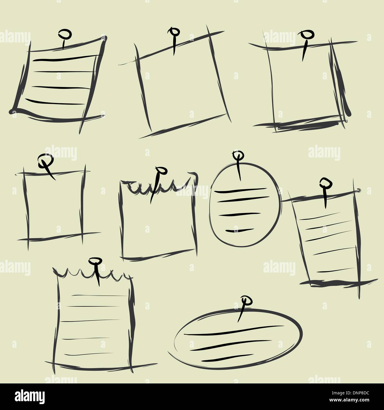 line drawings of notes Stock Vector Image & Art - Alamy