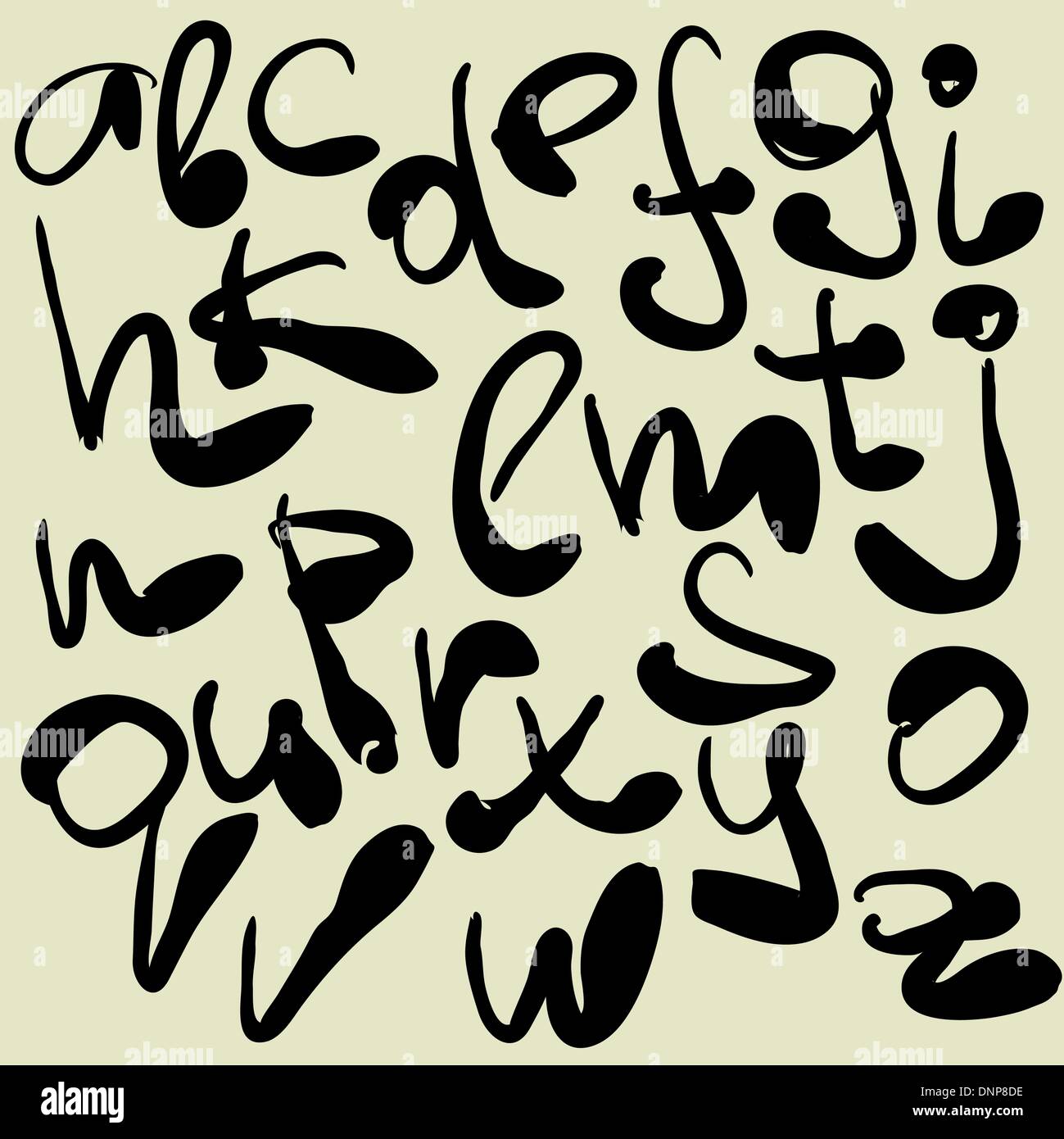 Alphabet lower Stock Vector Images - Alamy