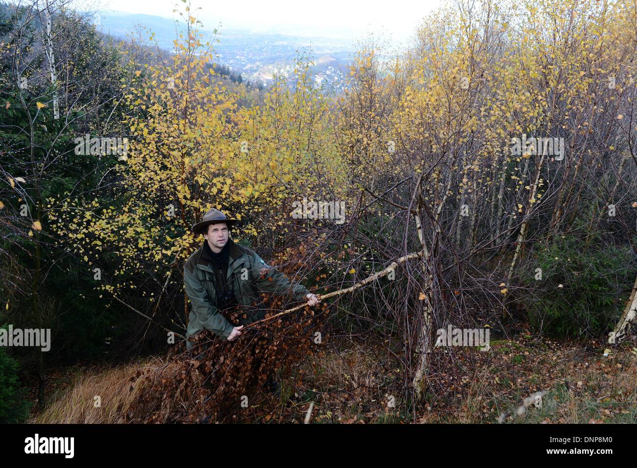 National park ranger Wolfgang Friedersdorf at his work in the national ...