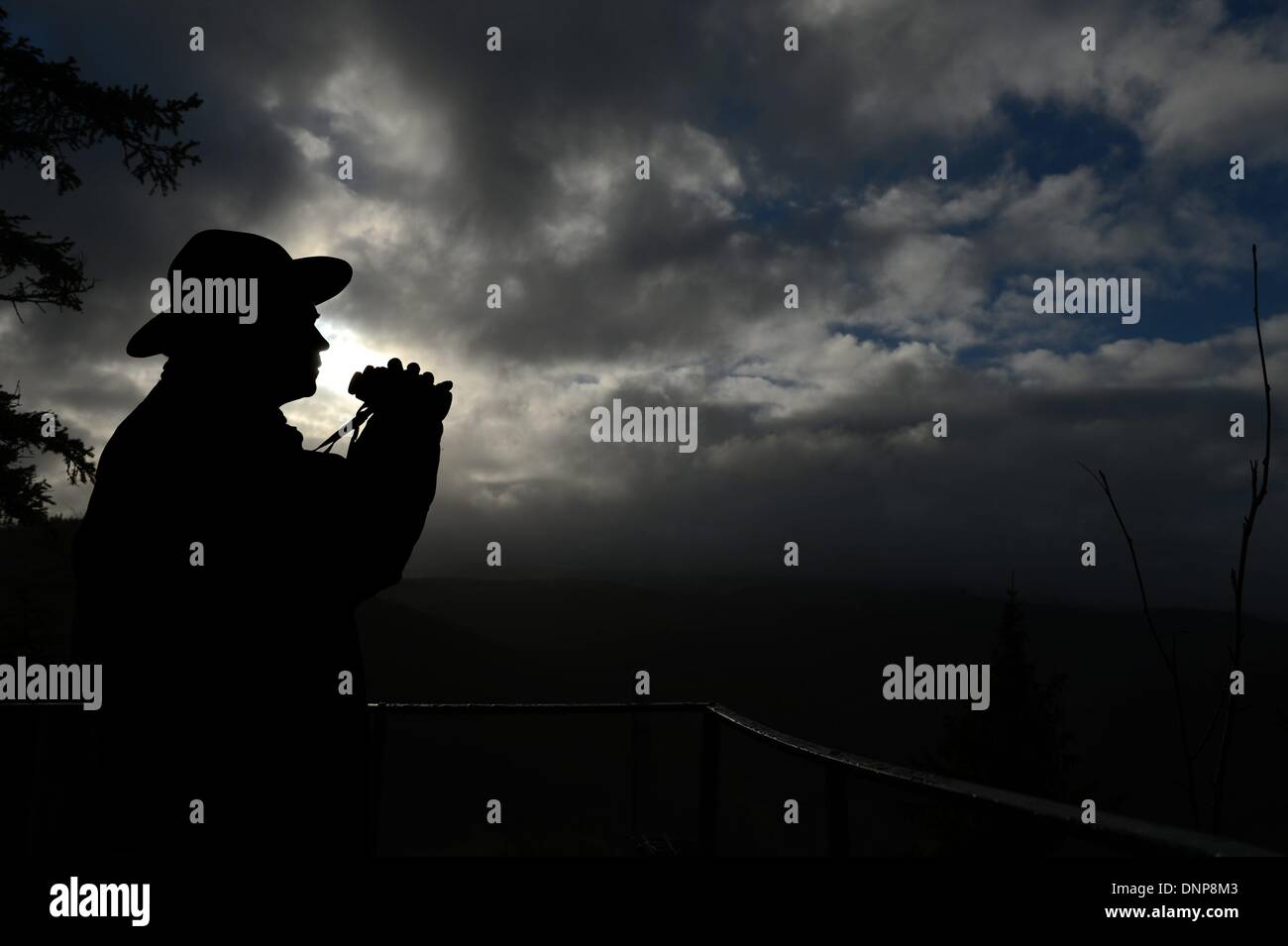 National park ranger Wolfgang Friedersdorf at his work in the national ...