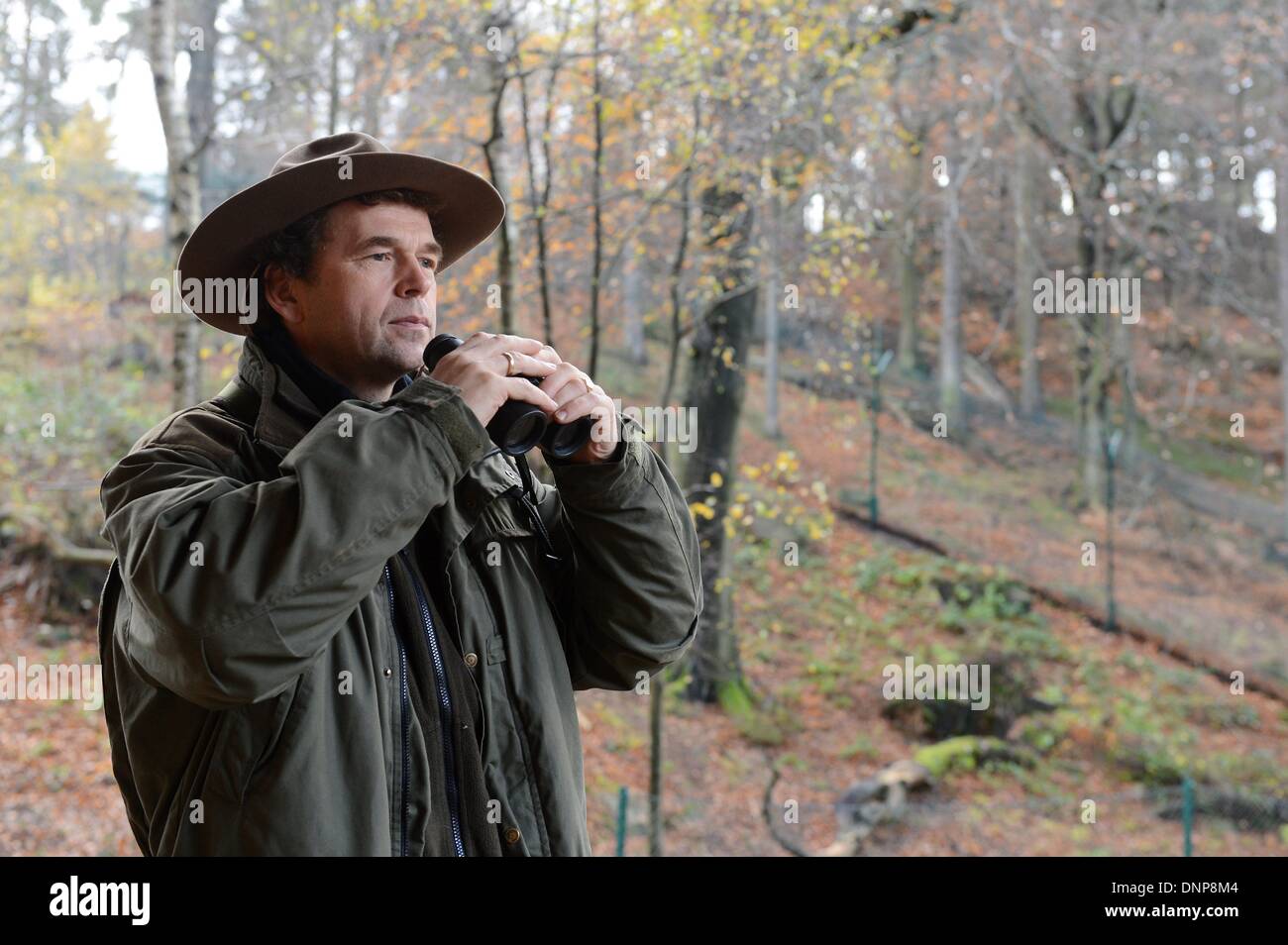 National park ranger Wolfgang Friedersdorf at his work in the national ...