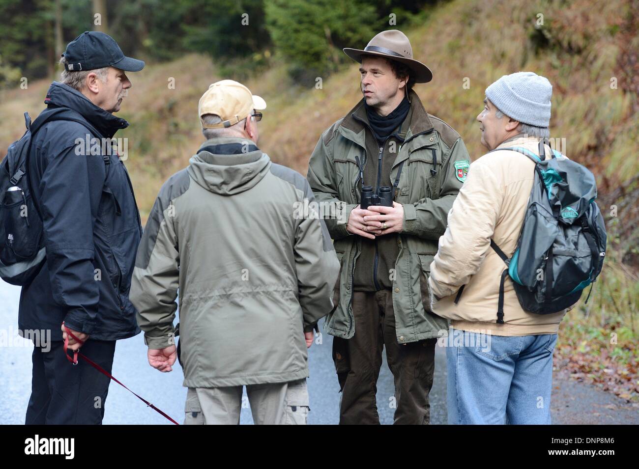 National park ranger Wolfgang Friedersdorf at his work in the national ...