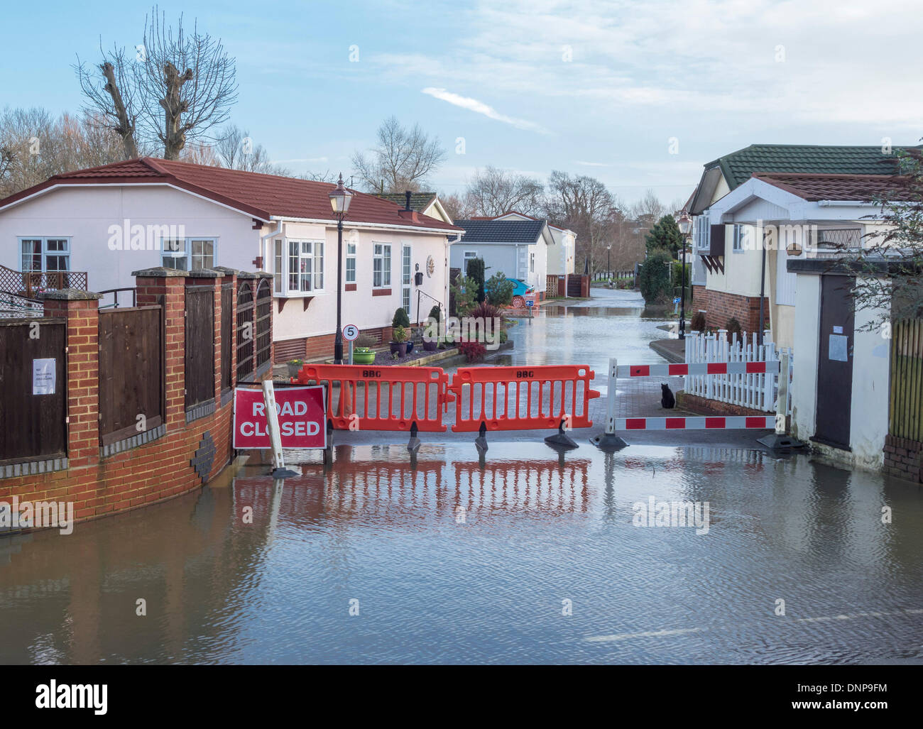 Flooding home park iford bridge hi-res stock photography and images - Alamy