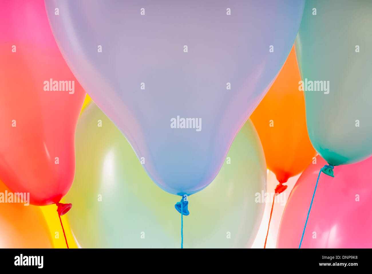 Color background of several balloons Stock Photo - Alamy
