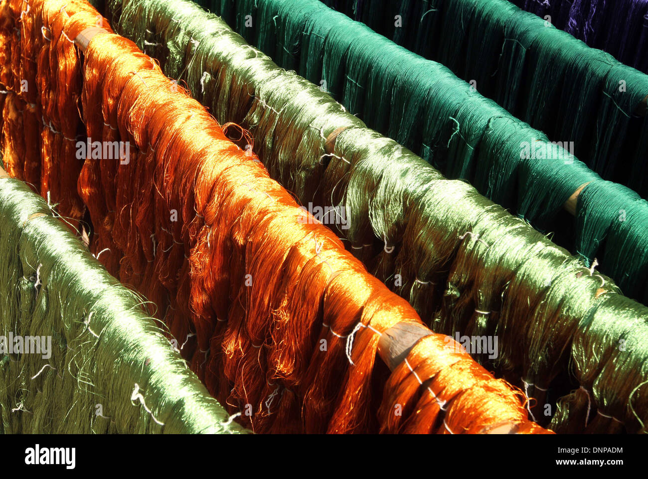 Silk handloom weaving in Dhaka. 03 Jan 2014. Silk , handloom Stock ...