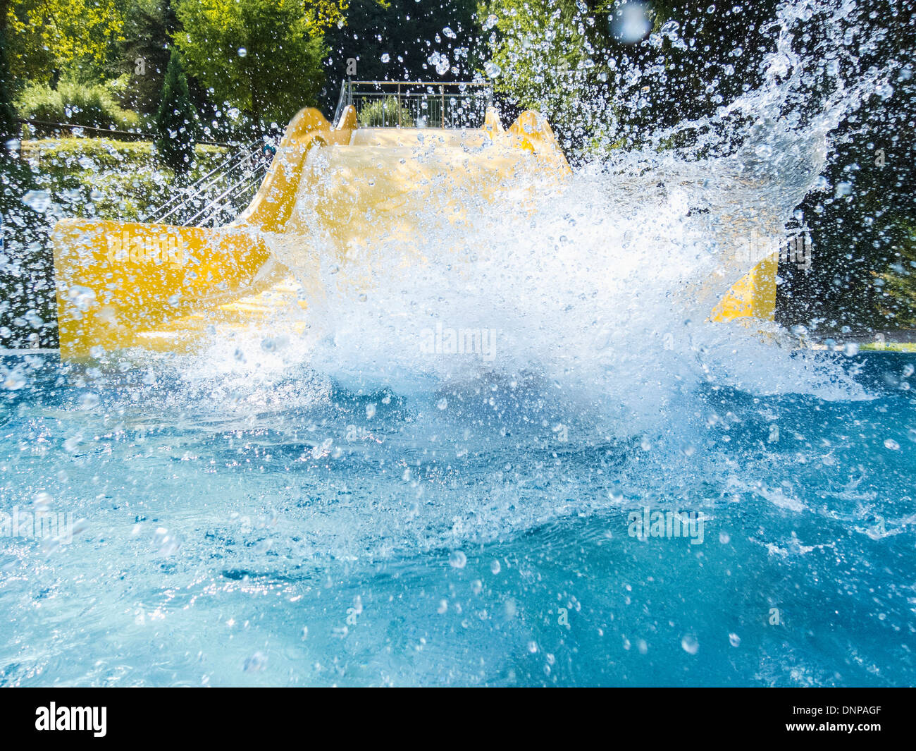 Pool slide leisure relaxation hi-res stock photography and images - Alamy