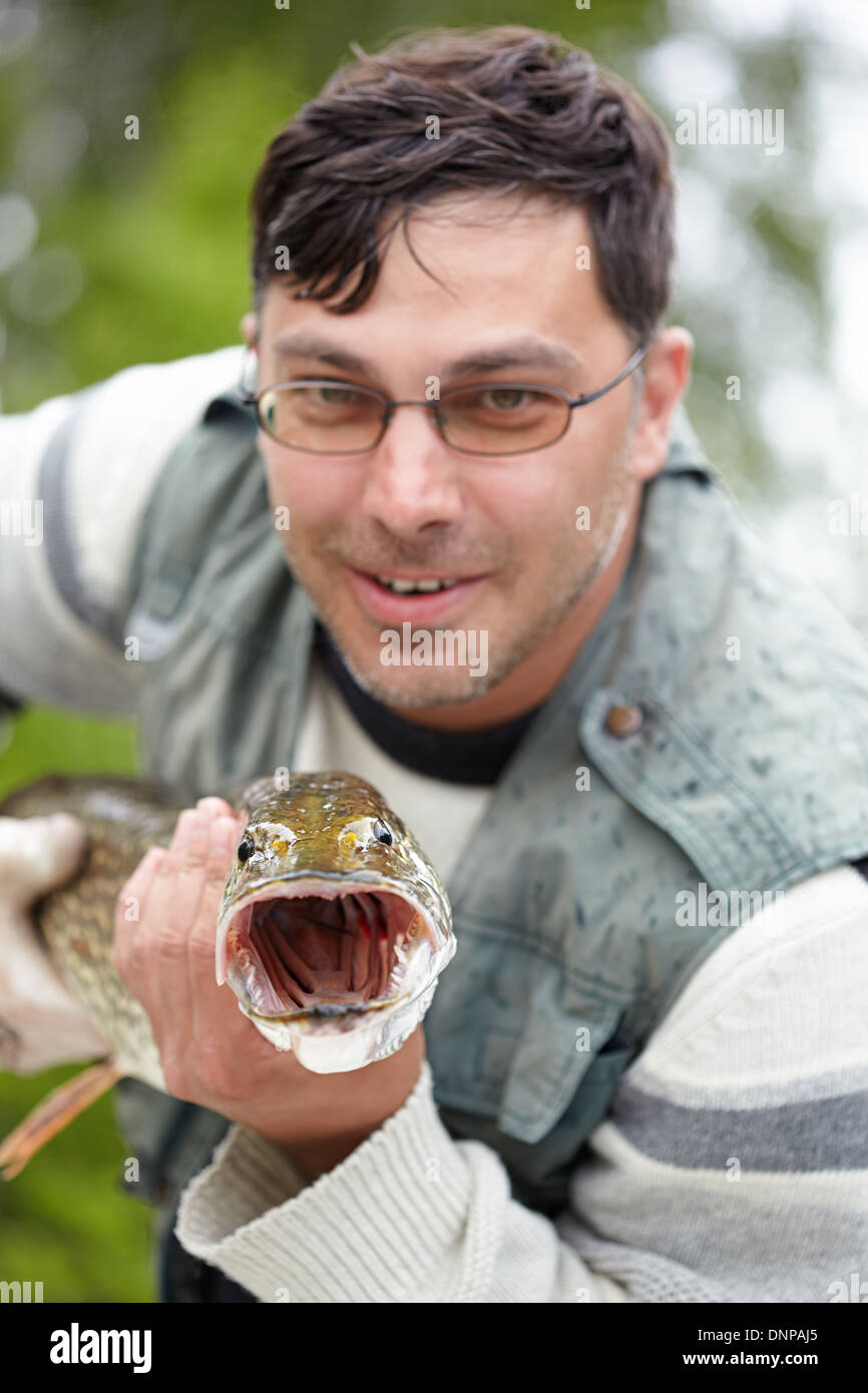 Portrait young man fisherman hi-res stock photography and images - Alamy