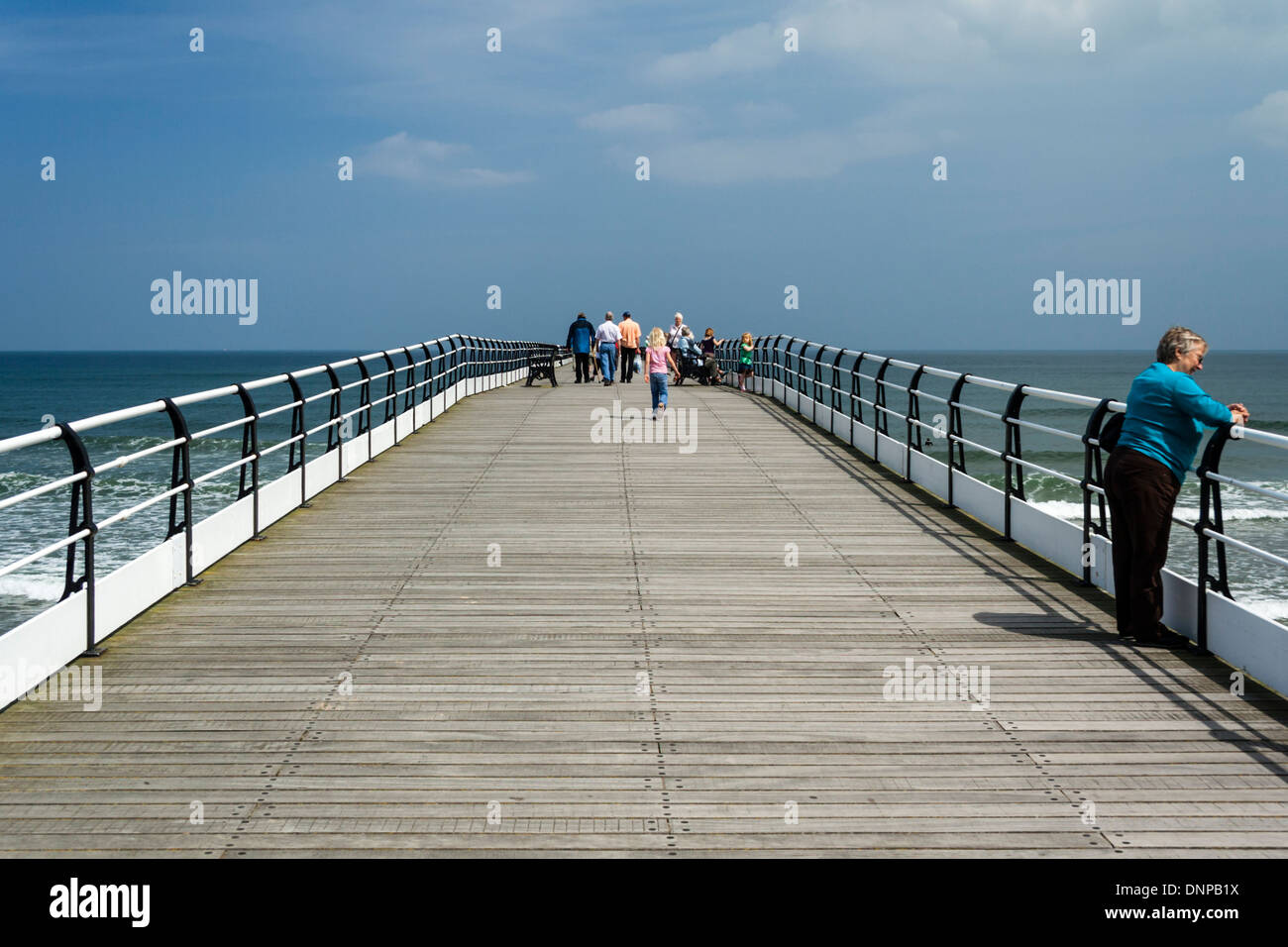 The Pier at Saltburn-by-the Sea Stock Photo - Alamy