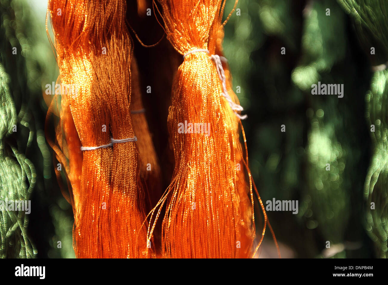 Silk handloom weaving in Dhaka. 03 Jan 2014. Silk , handloom Stock ...