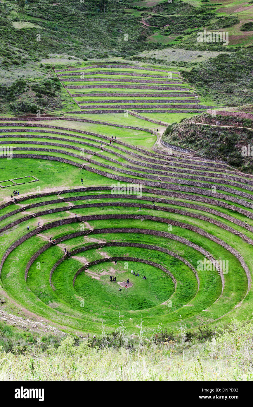 Peru, Cuzco, Moray, Incan ruins Stock Photo - Alamy