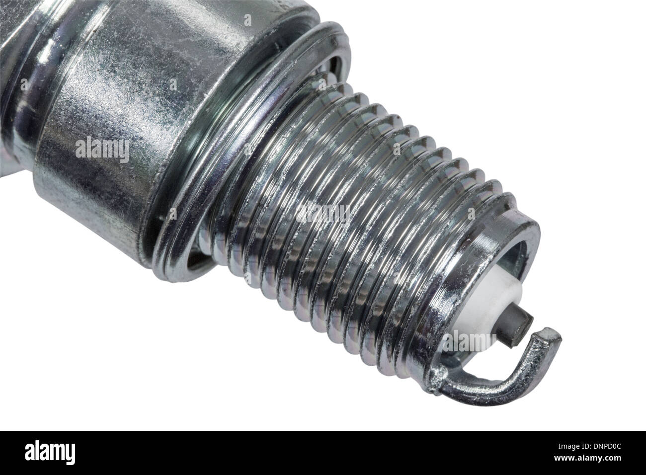 Spark plug, isolated on white background, with clipping path Stock ...