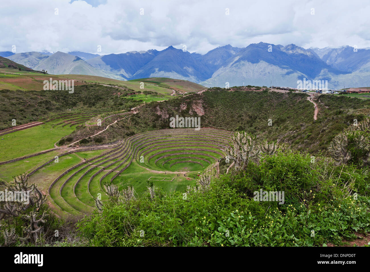 Peru, Cuzco, Moray, Incan ruins Stock Photo - Alamy