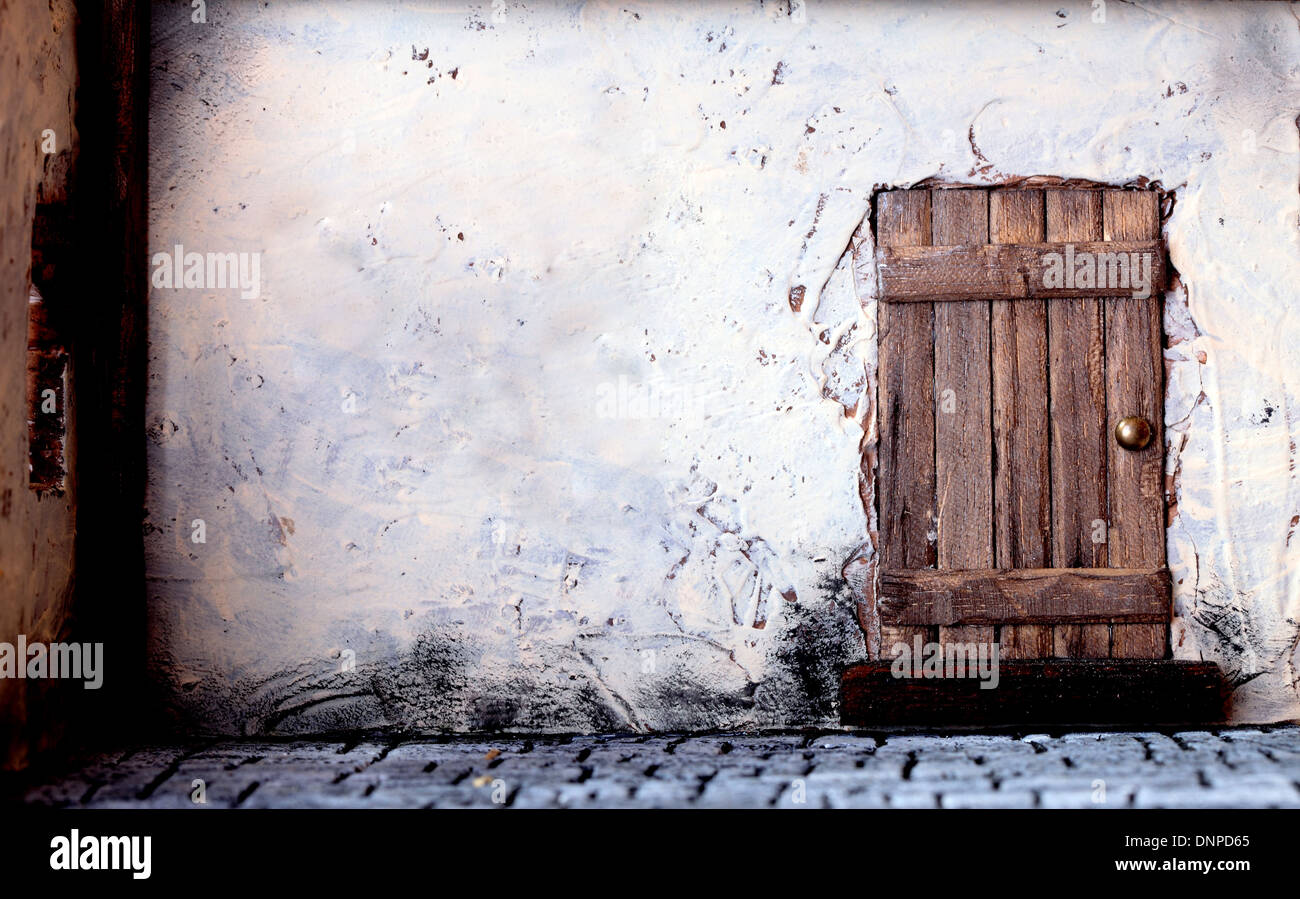 Decorated in a rustic miniature scene Stock Photo - Alamy